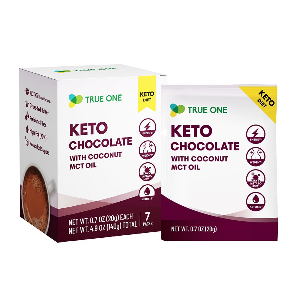 Keto Chocolate with Coconut MCT Oil Box Pack (Per box 20g*7 pcs ...