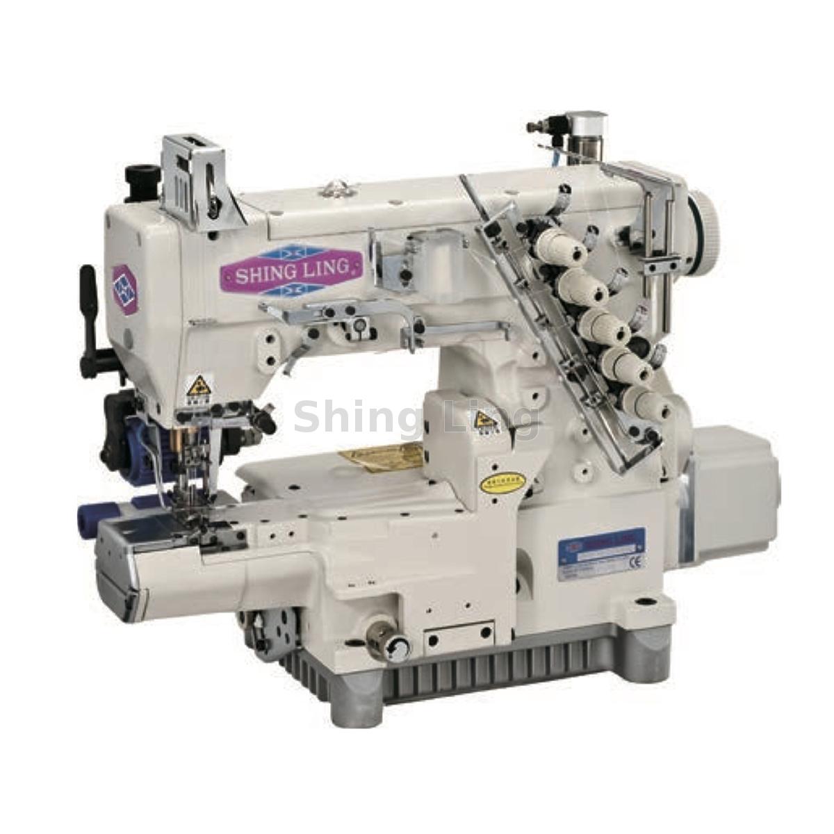 3-needle 5-thread Cylinder-bed Interlock Sewing Machine with Direct ...