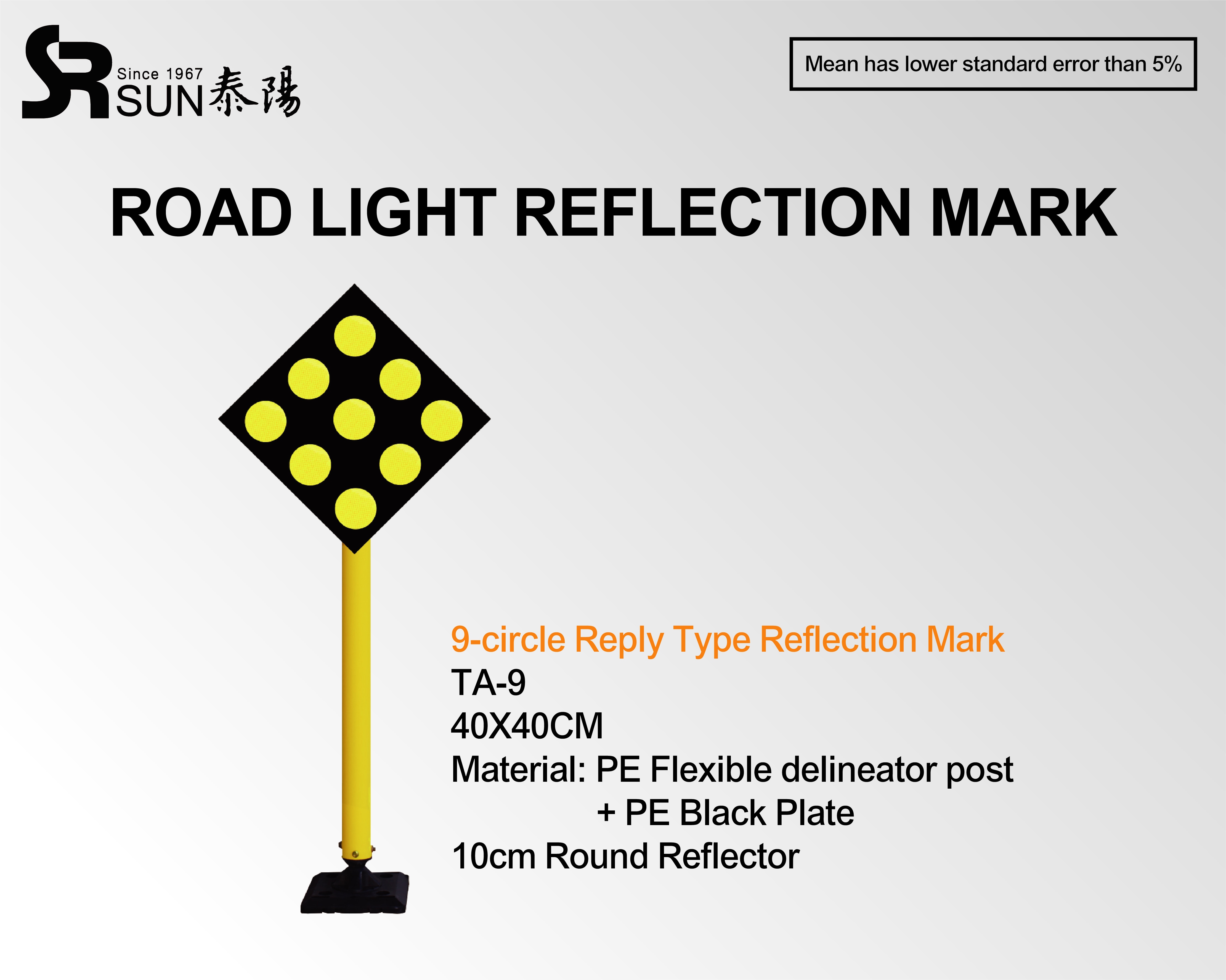 9-circle reply type reflection mark | Taiwantrade