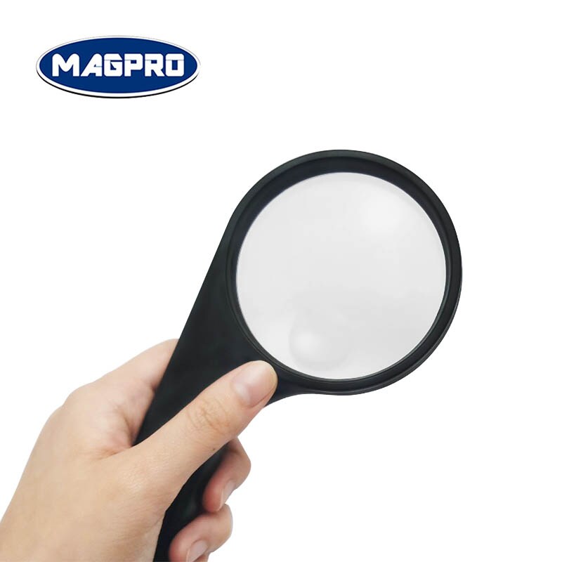 Custom Handheld Magnifying Glass 3.5 inch Bifocal Acrylic Spot Lens ...