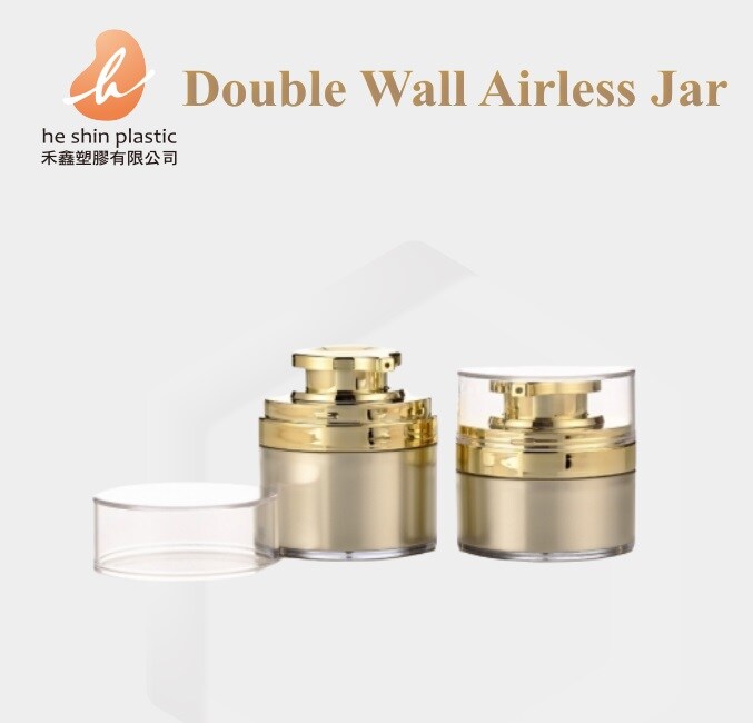 Double Walled Airless Jar - Cosmetic containers manufacturer Taiwan ...