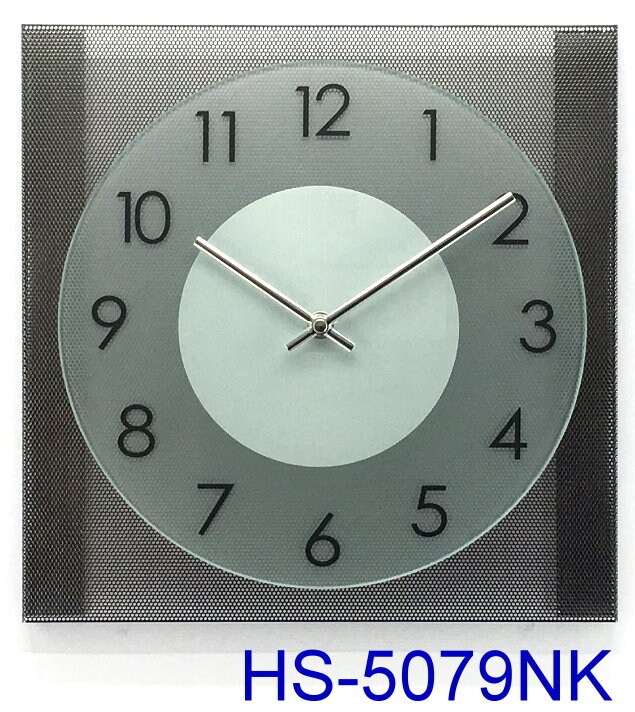 Frosted Glass/Meshed Metal Wall Clock | Taiwantrade