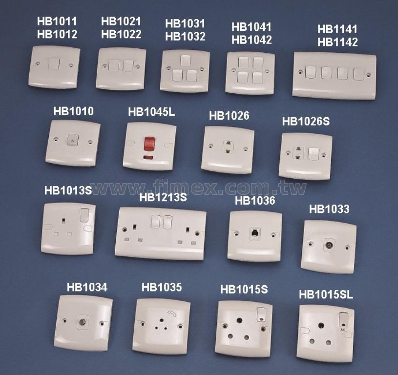 South East Asia Wall Plated Switch & Socket | Taiwantrade