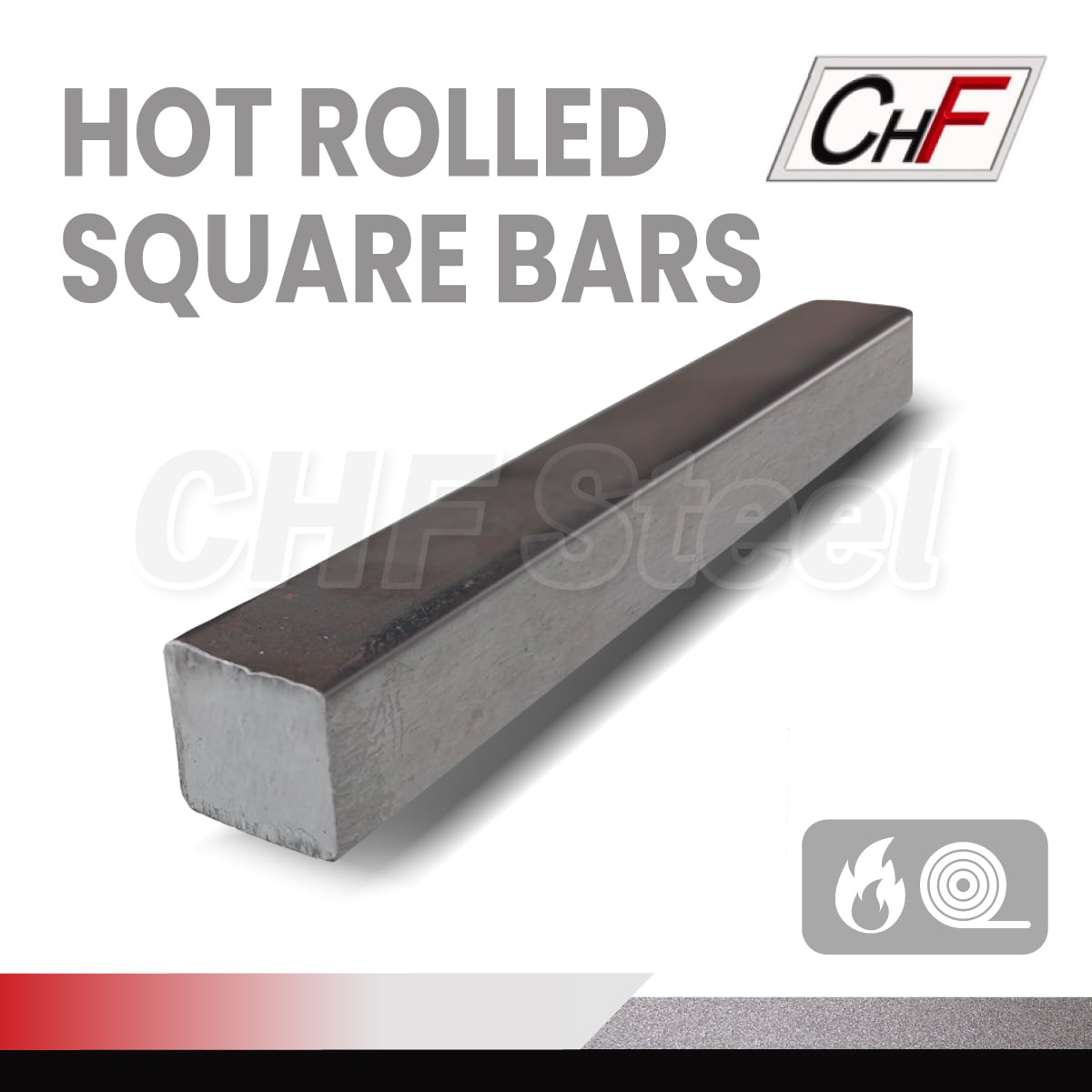 CHF Hot Rolled Steel Square Bars | Taiwantrade