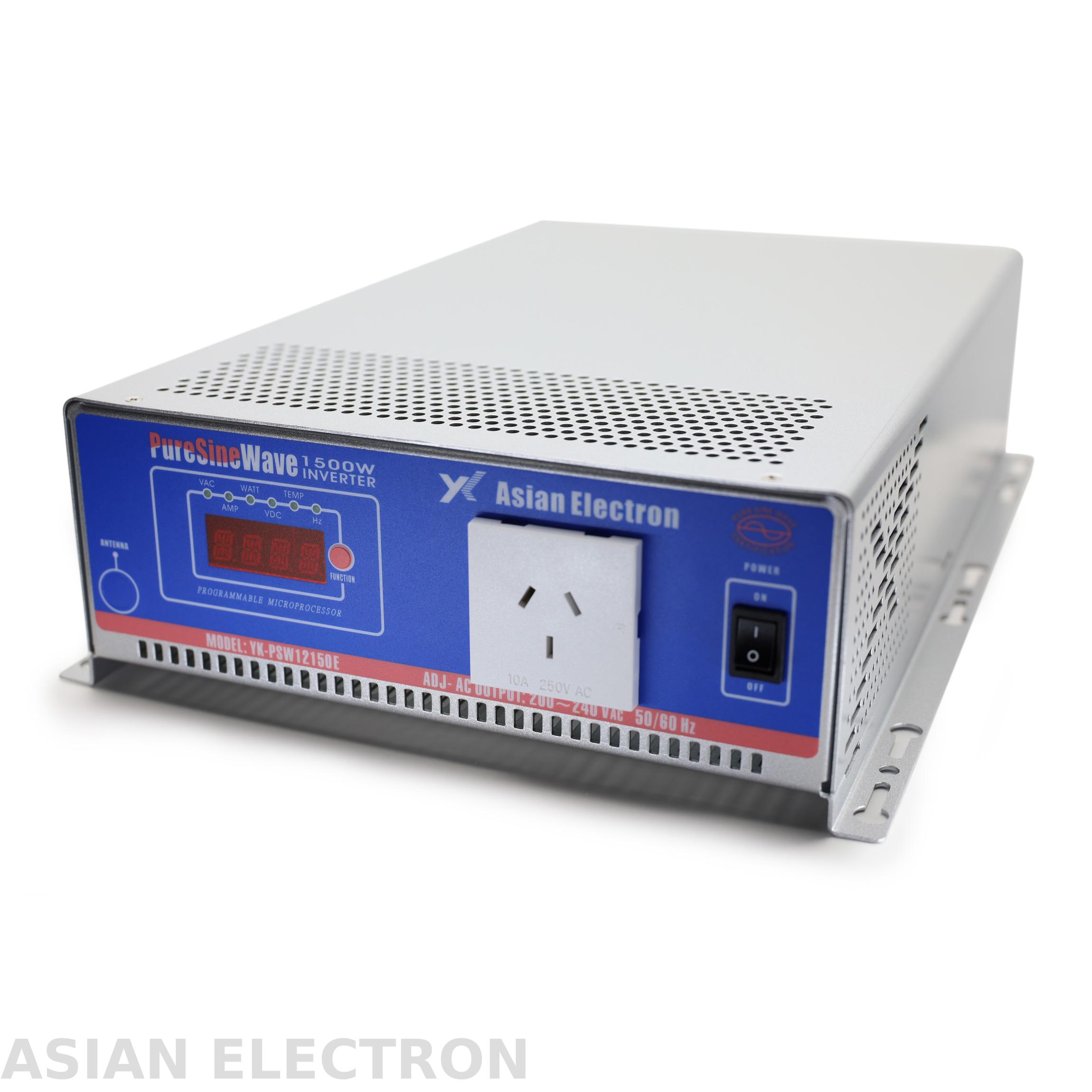 PSW series - 1500W DC to AC Pure Sine Wave Inverter with Digital ...