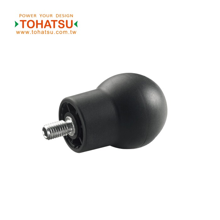 Soft-Touch PP+TPE Spherical Type Revolving Handles | Taiwantrade.com