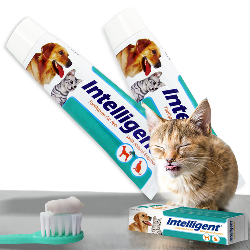 High Quality Brand INTELLIGENT Cat Toothpaste Swallowed Safe for Pets ...