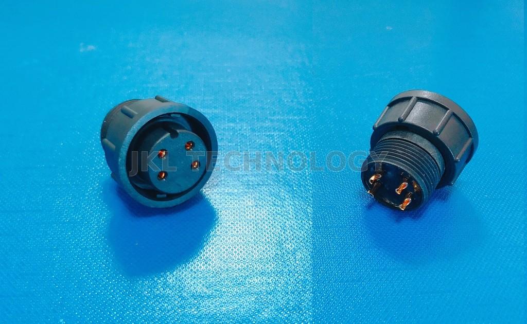 C size 4Pin Female Lock Type Connector for soldering, IP67 | Taiwantrade