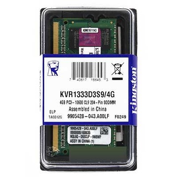 Kingston KVR1333D3S9/8G DDR3 1333 8G, 8GB SODIMM DRAM Memory Modules ...