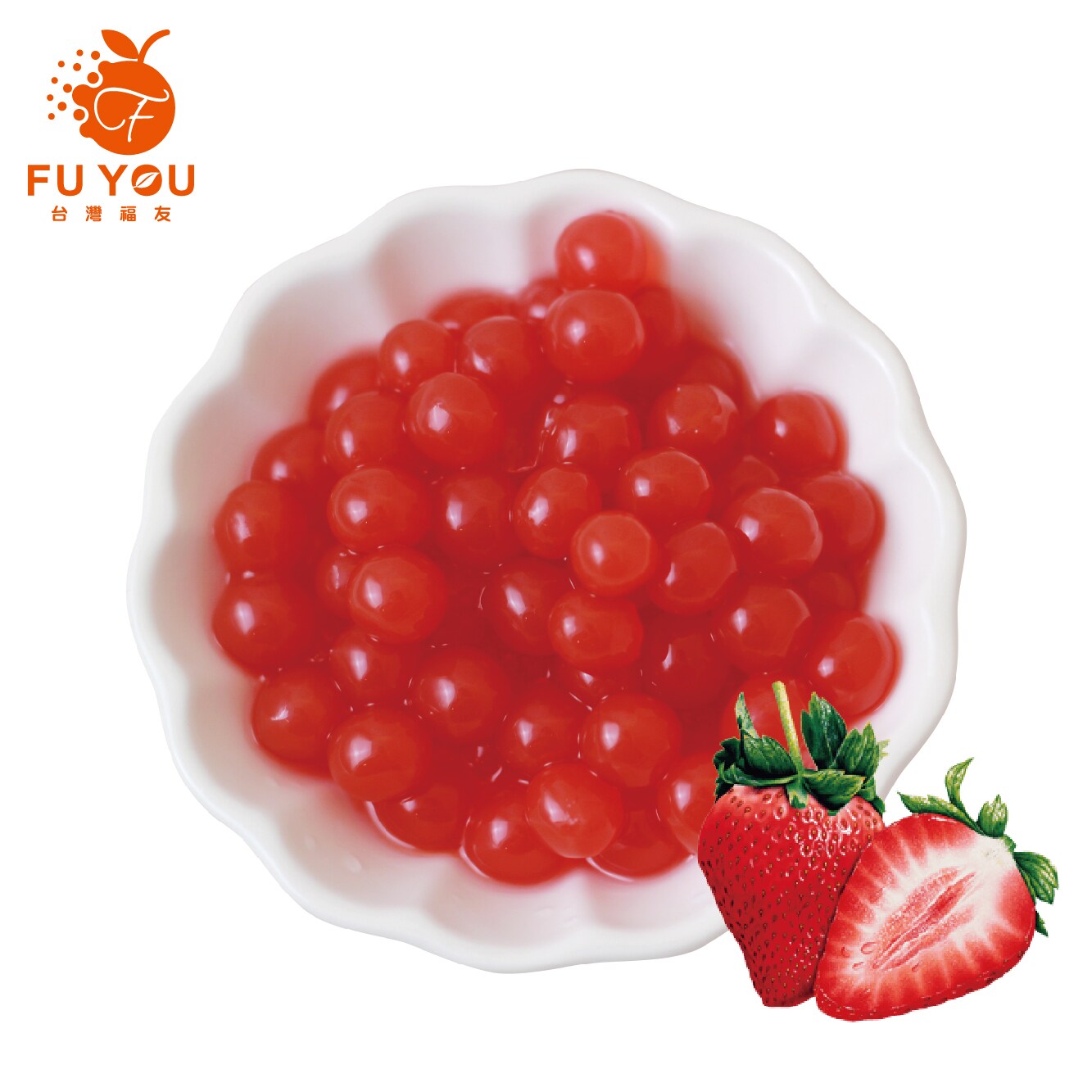 Bubble Tea Ingredients Strawberry Flavor Popping Boba Wholesale for ...