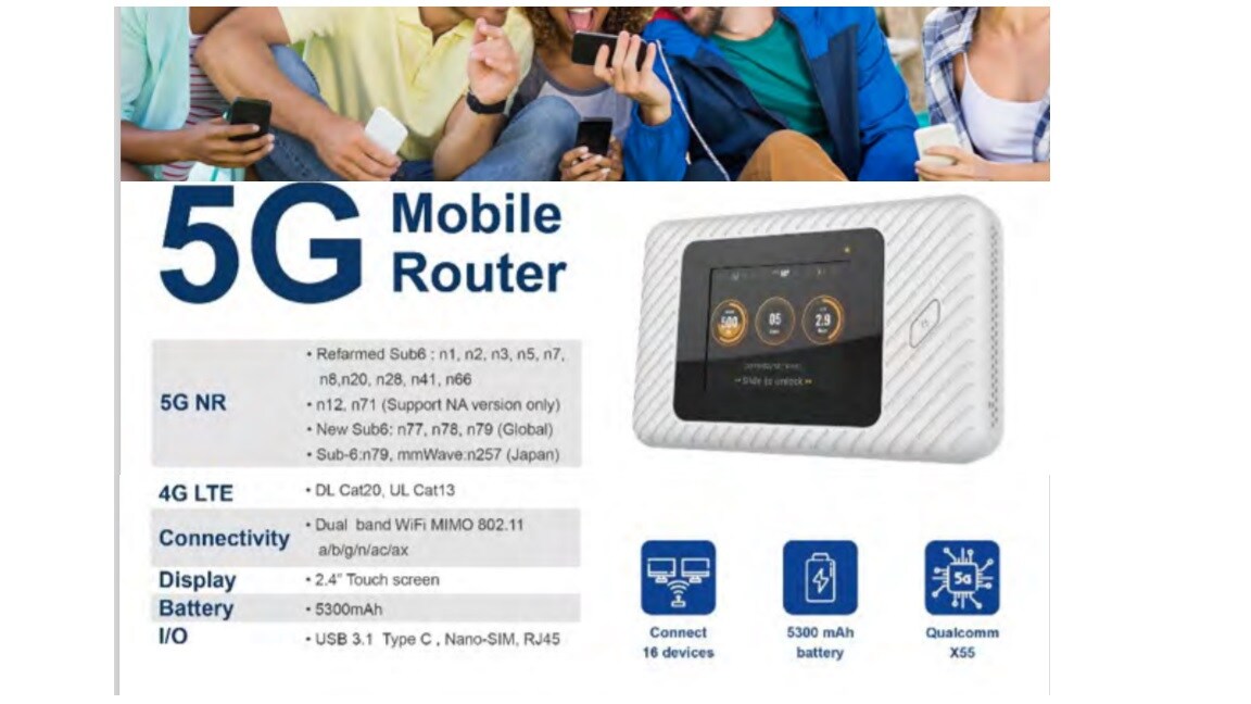 5G to wifi6 mobile router w/Qualcomm Solution | Taiwantrade
