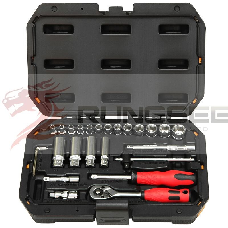 1/4" DR. 27PCS SOCKET SET | Taiwantrade.com