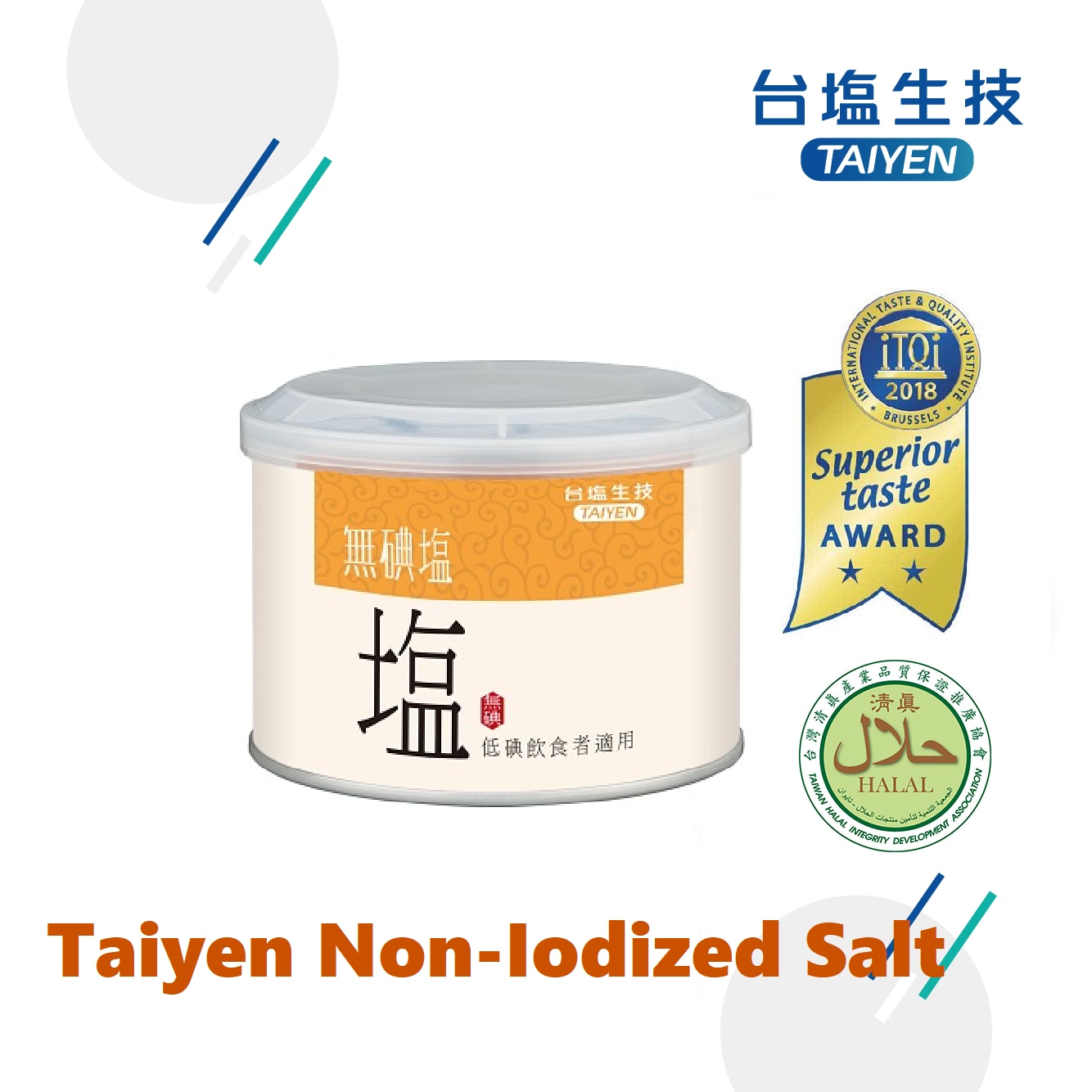Taiyen Non-iodized Salt | Taiwantrade