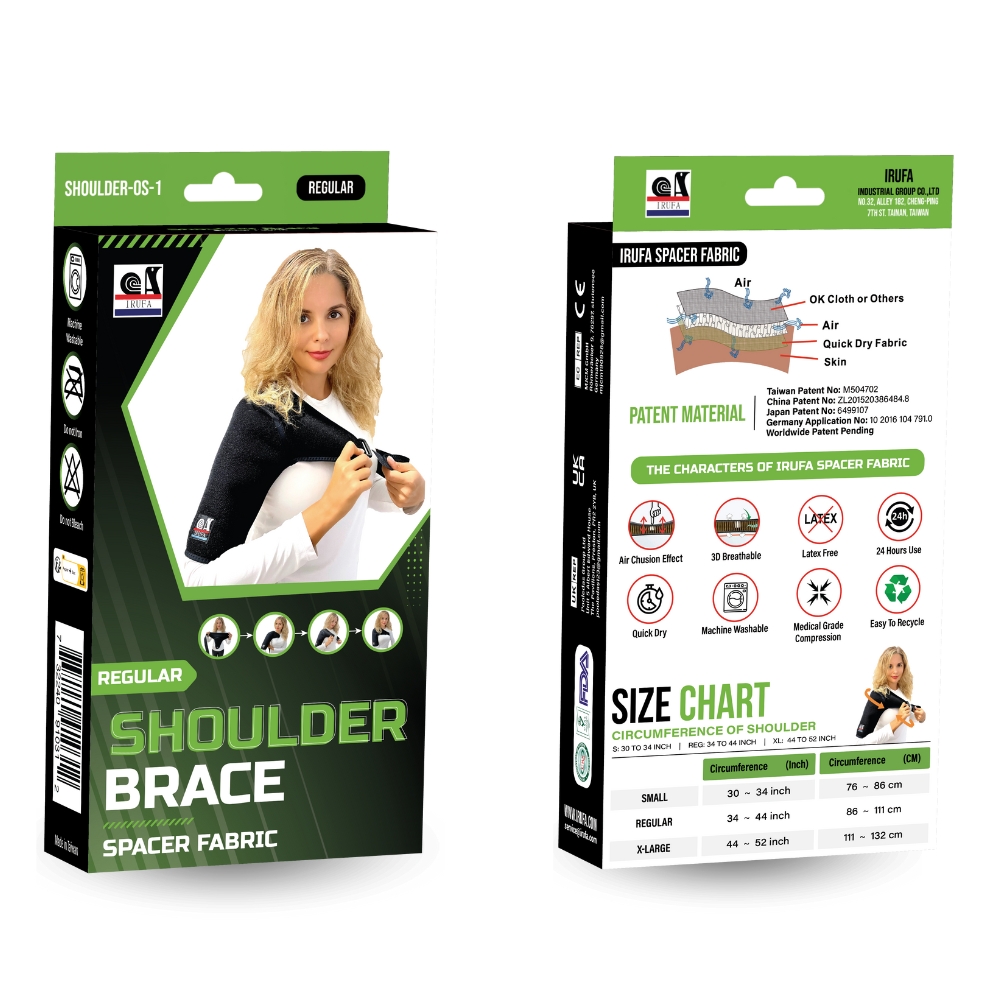 Spacer Fabric Medical Shoulder Compression Brace for Rotator Cuff ...