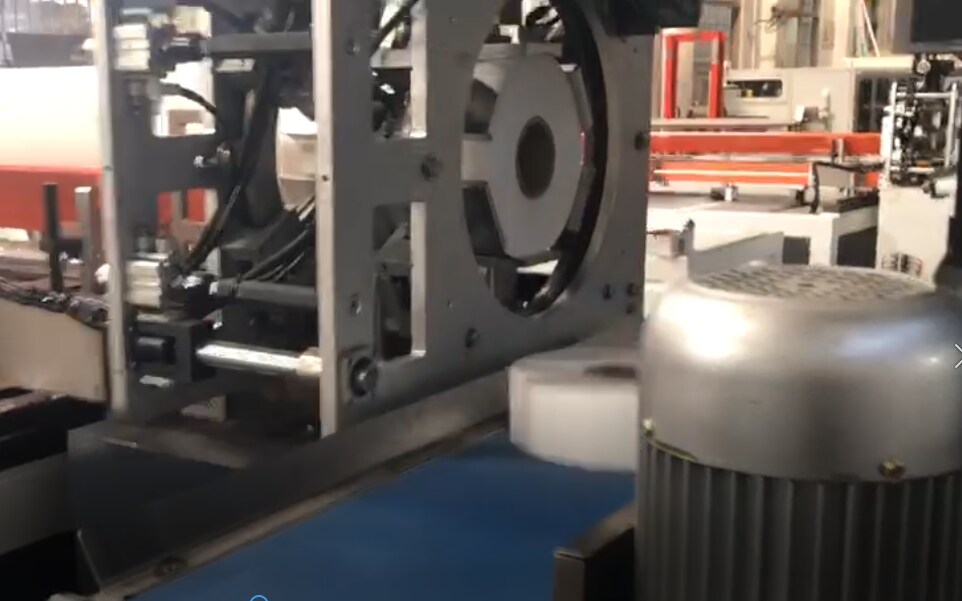 Maxi roll Towel paper roll cutting machine , log saw, log cutter ...
