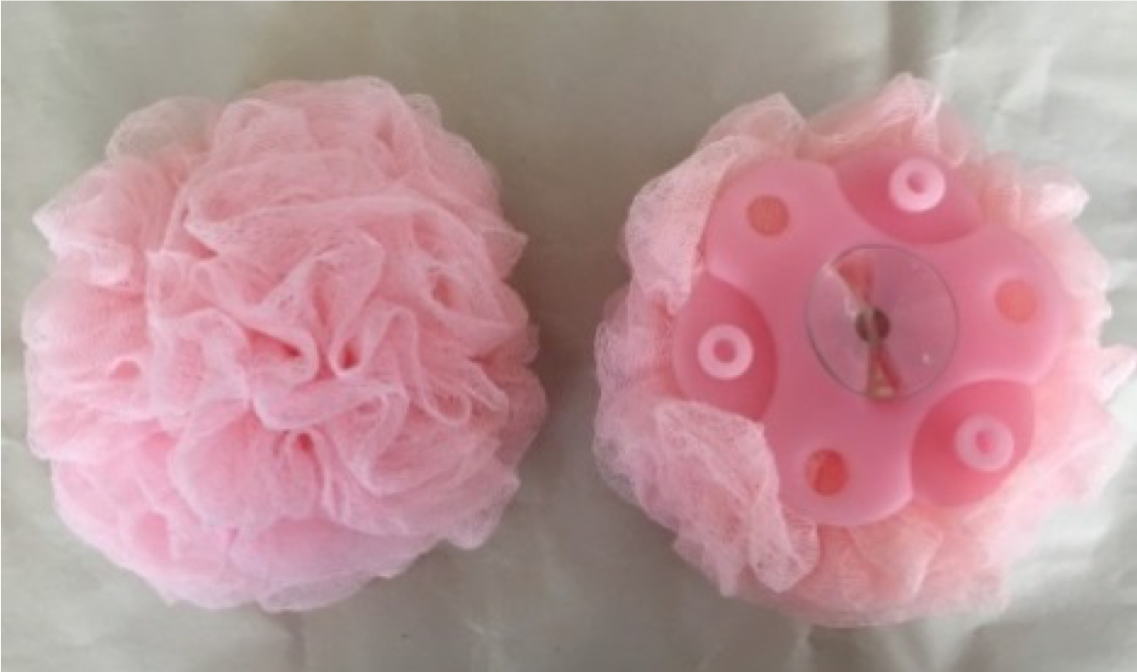Pink Splice Bath Sponge (Mesh Bath Sponge) | Taiwantrade.com