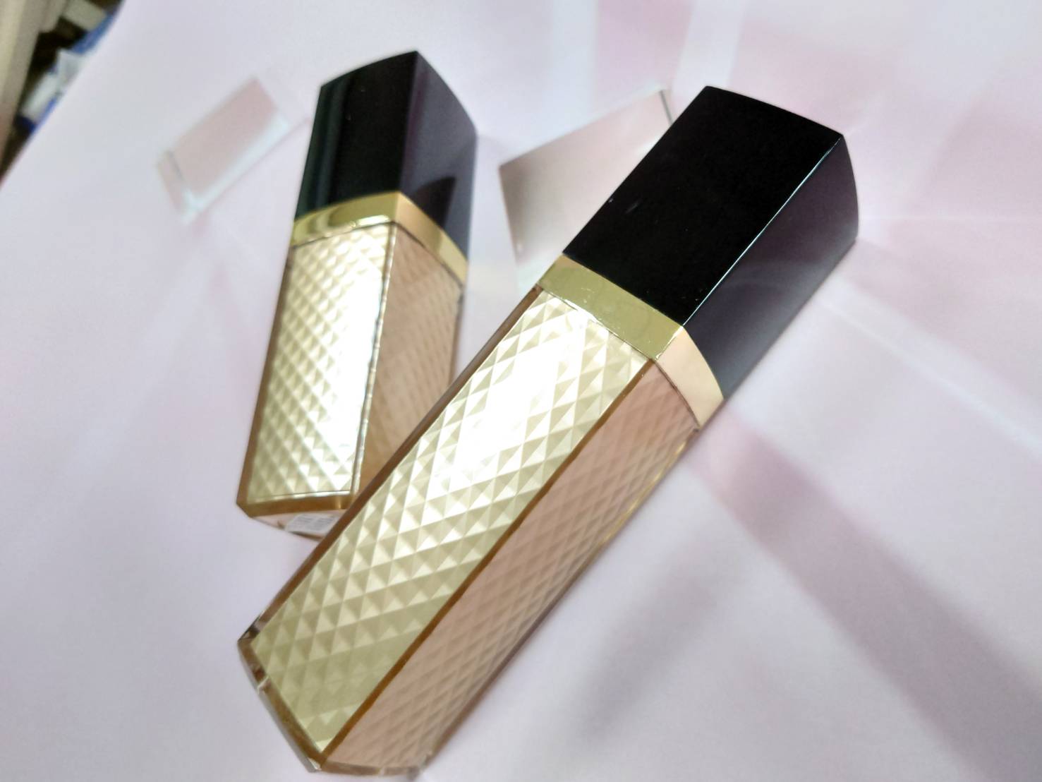 Acrylic square bottle care product container bottle can packaging ...