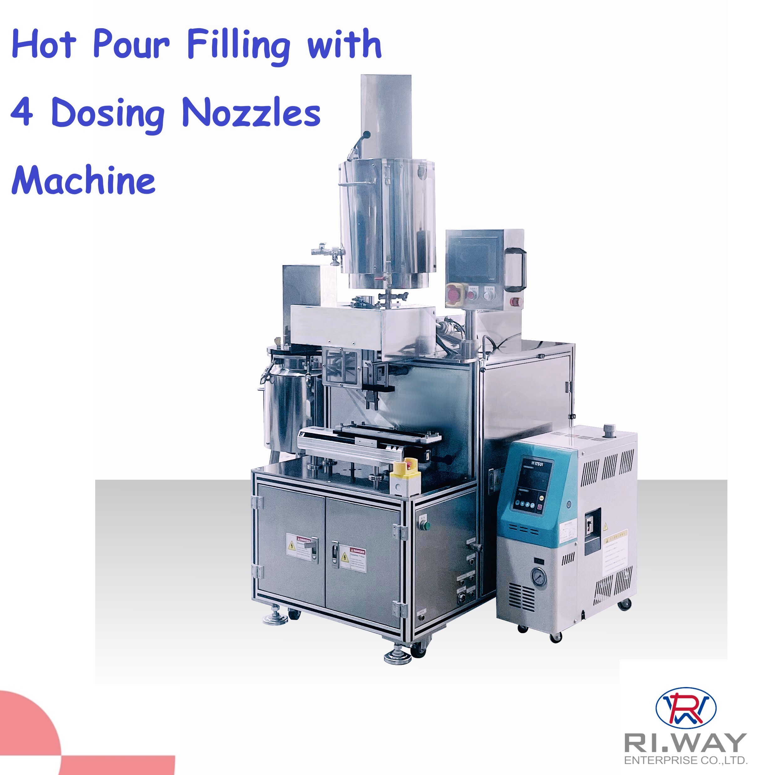 Hot Pour Filling with 4 Dosing Nozzles Machine for Cosmetic | Taiwantrade