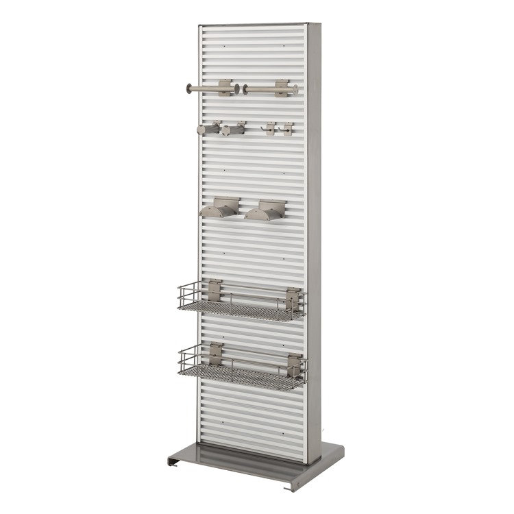 Freestanding slat panel display rack | Taiwantrade