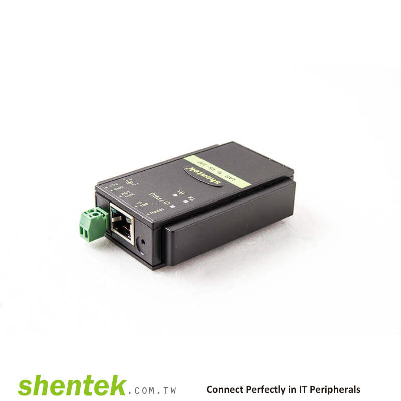 LAN Ethernet to Serial RS 232 RS232 Device Server Over IP shentek 11031 ...