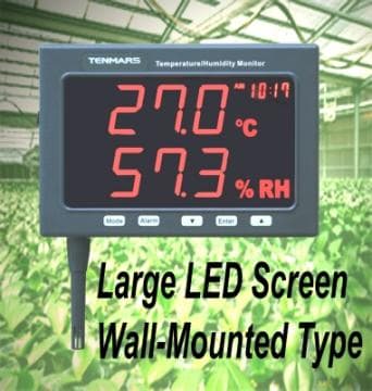 Large LED disply Temperature & Humidity monitor Meter | Taiwantrade