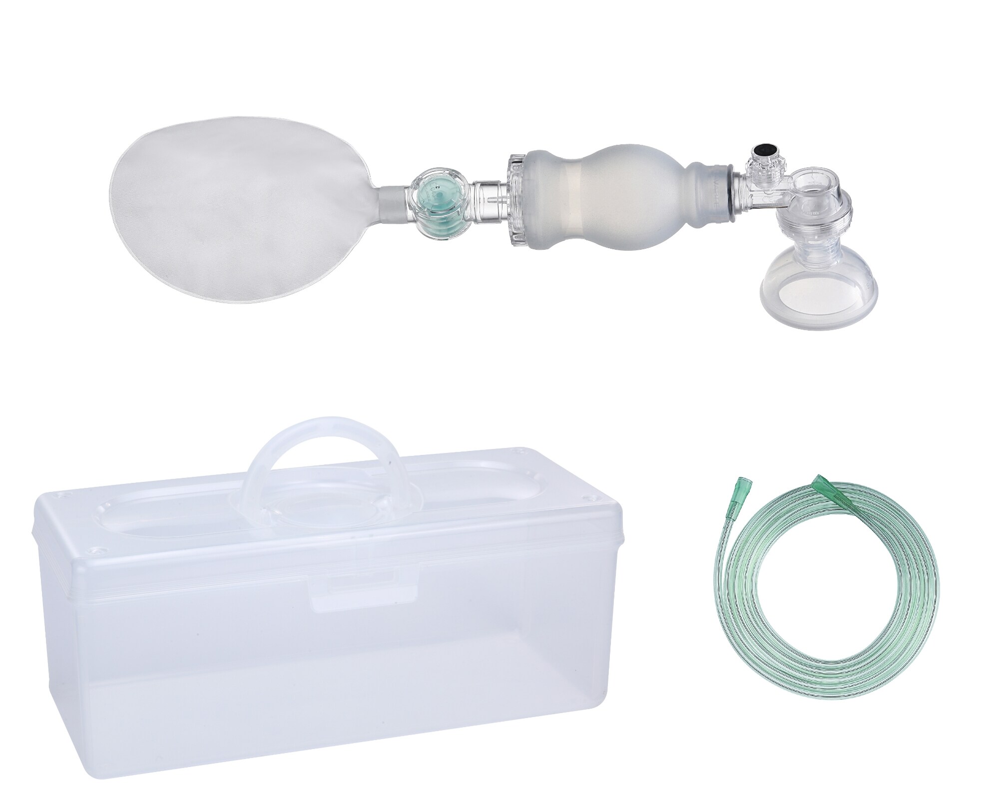 Silicone Autoclaved Resuscitator for Infant with transparent carried ...