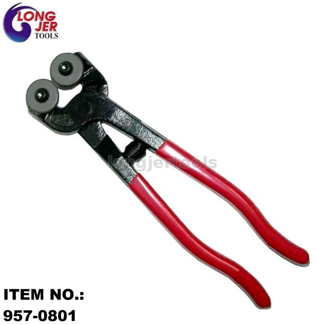 Wheeled Glass and Tile Cutting Nipper Pliers