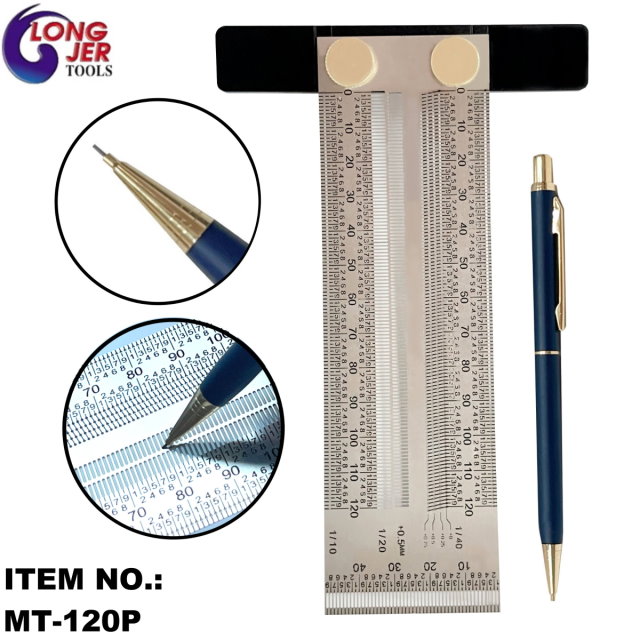 Precision Marking T-Ruler and Stainless Steel Bend Ruler Woodworking Ruler