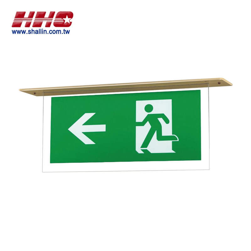 Illuminated emergency exit sign (LED), RoHS Directive-compliant ...