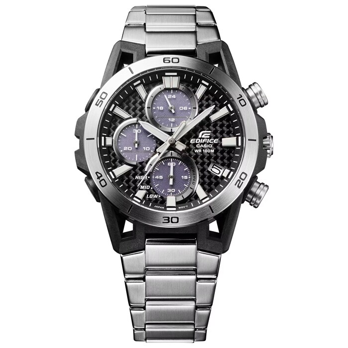 5Cgo CASIO EDIFICE series EQS-960D-1AV Stainless Steel Solar Sports ...