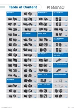 IEC 60320 Connectors C6,C8,C13,C14,C19,C20 | Taiwantrade.com