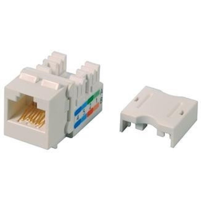 Cat 6 Component Level 90° UTP Punchdown Keystone Jack | Taiwantrade.com