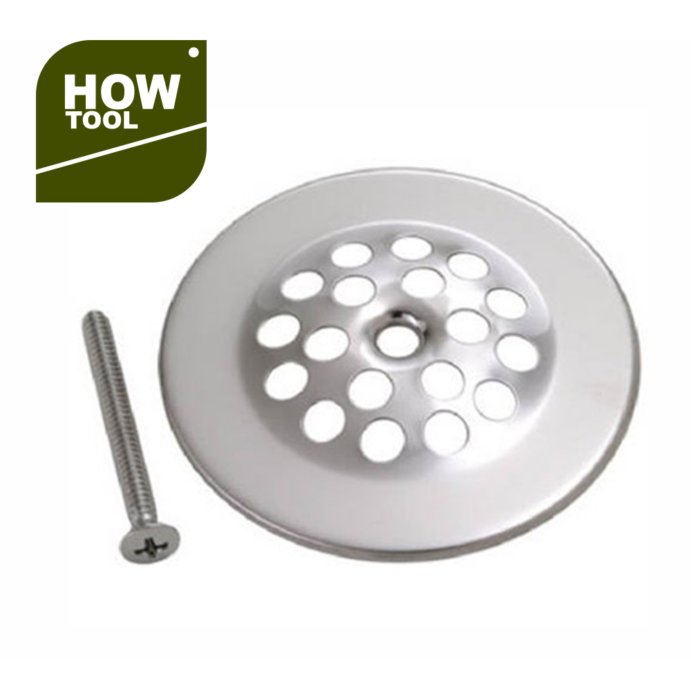 Bath Overflow Floor Drain Cover Plate with Chain | Taiwantrade