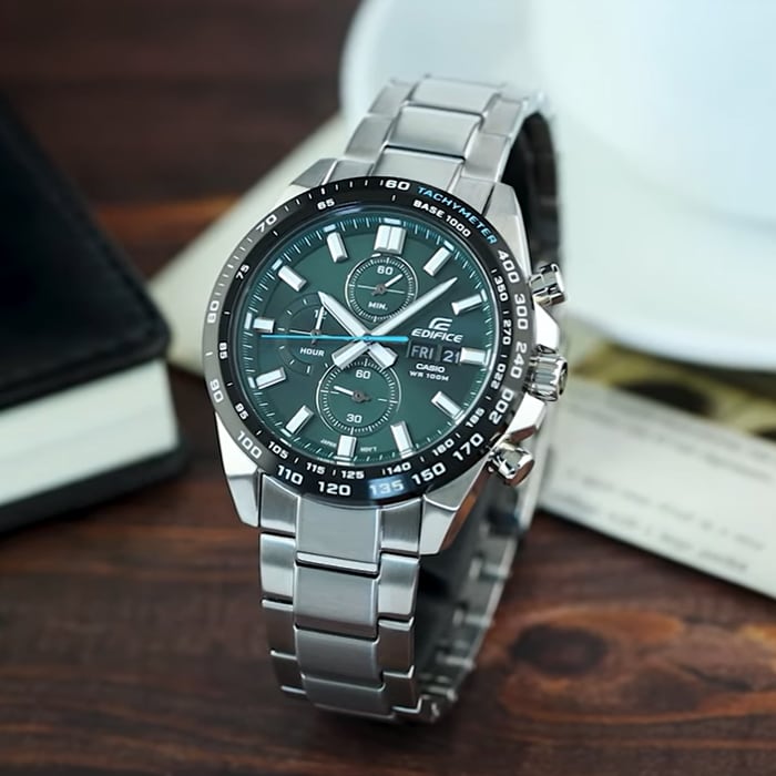 5Cgo CASIO EDIFICE series EFR-574DB-3AV classic chronograph men's sports watch | Taiwantrade