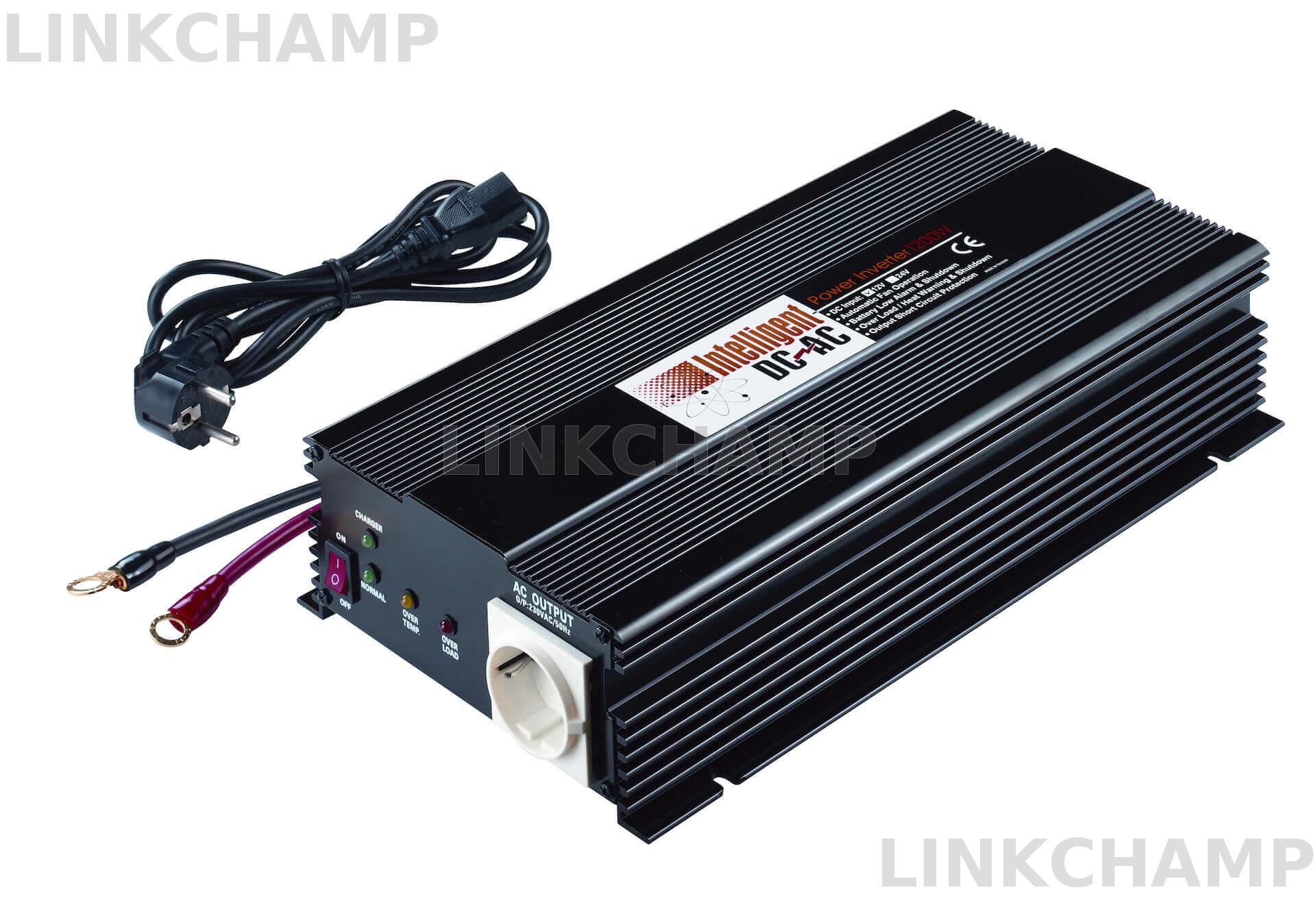 1200W Power Inverter with Charger - Intelligent DC-AC® | Taiwantrade