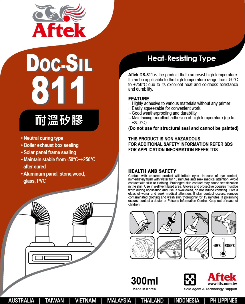 Doctor-Sil 811 Heat-resisting Silicone Sealant | Taiwantrade.com