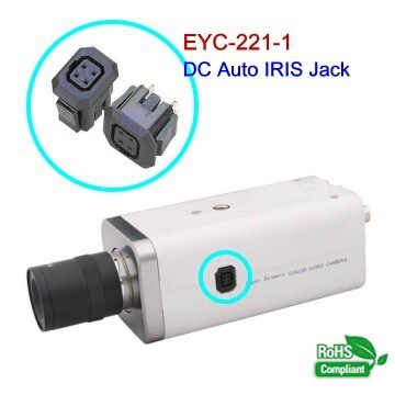 Auto IRIS Jack, IRIS connector or socket , EYC-221-1 series | Taiwantrade