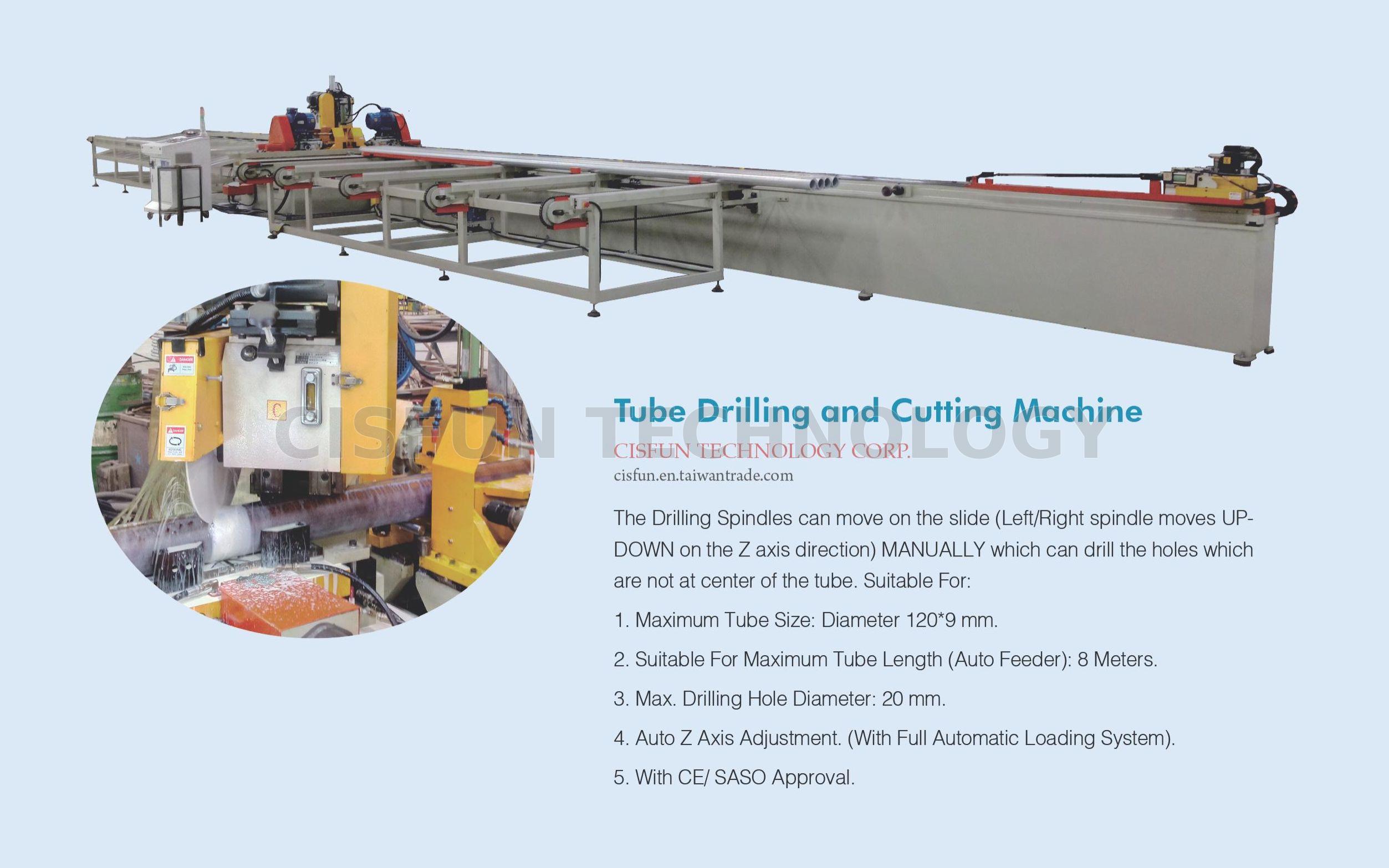 Multi Spindle Pipe Drilling Machine With Cold Saw Cutting Equipment ...
