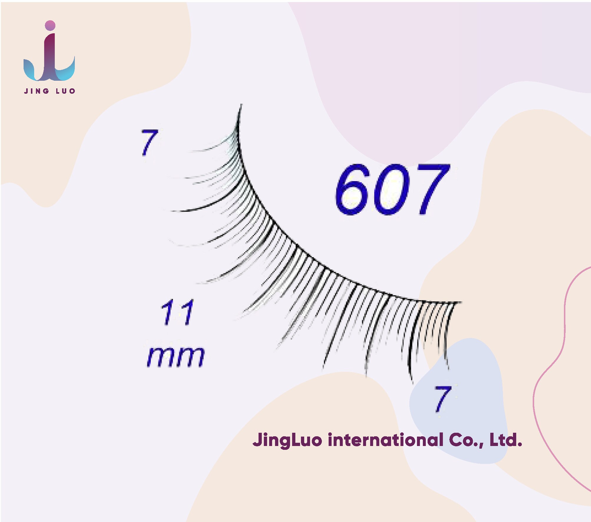 false eyelashes,natural pointed tail#607 | Taiwantrade.com