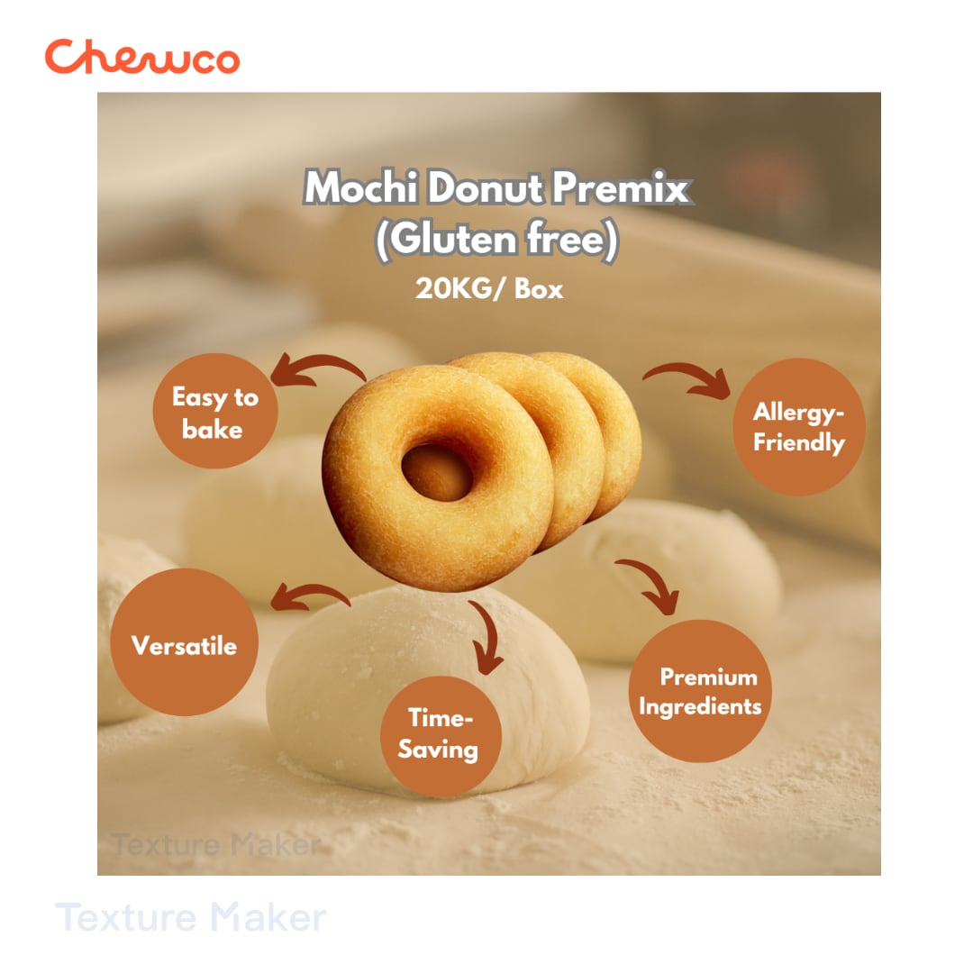 Gluten Free Mochi Donuts Mix | Taiwantrade