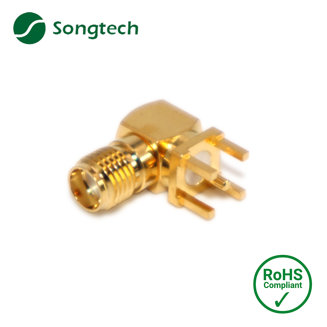 Electronic Connector Right-Angle SMA Jack to P.C. Board M.I.T | Taiwantrade