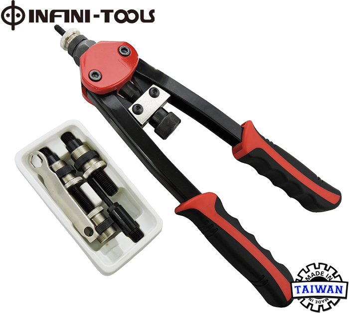 Heavy Duty Effortless Style Long Arm Hand Threaded Nut Riveter ...