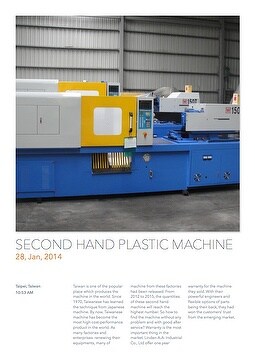 Second hand plastic machine | Taiwantrade
