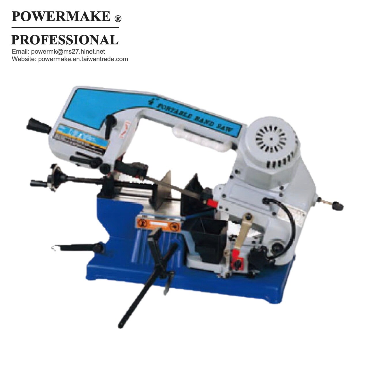 Metal Cutting 4" Portable Mini Band Saw Machine | Taiwantrade