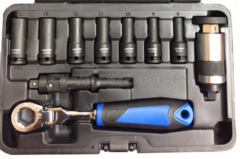 11PC 3/8" HAMMER RATCHET HANDLE SET | Taiwantrade