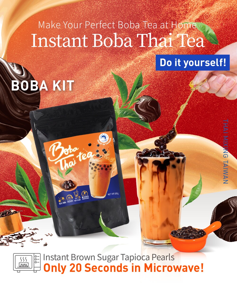 Instant Bubble Thai Milk Tea | Taiwantrade