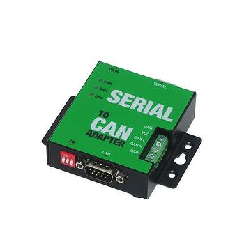Serial-to-CAN Adapter with 12V DC Power Output for External Devices, 1 ...