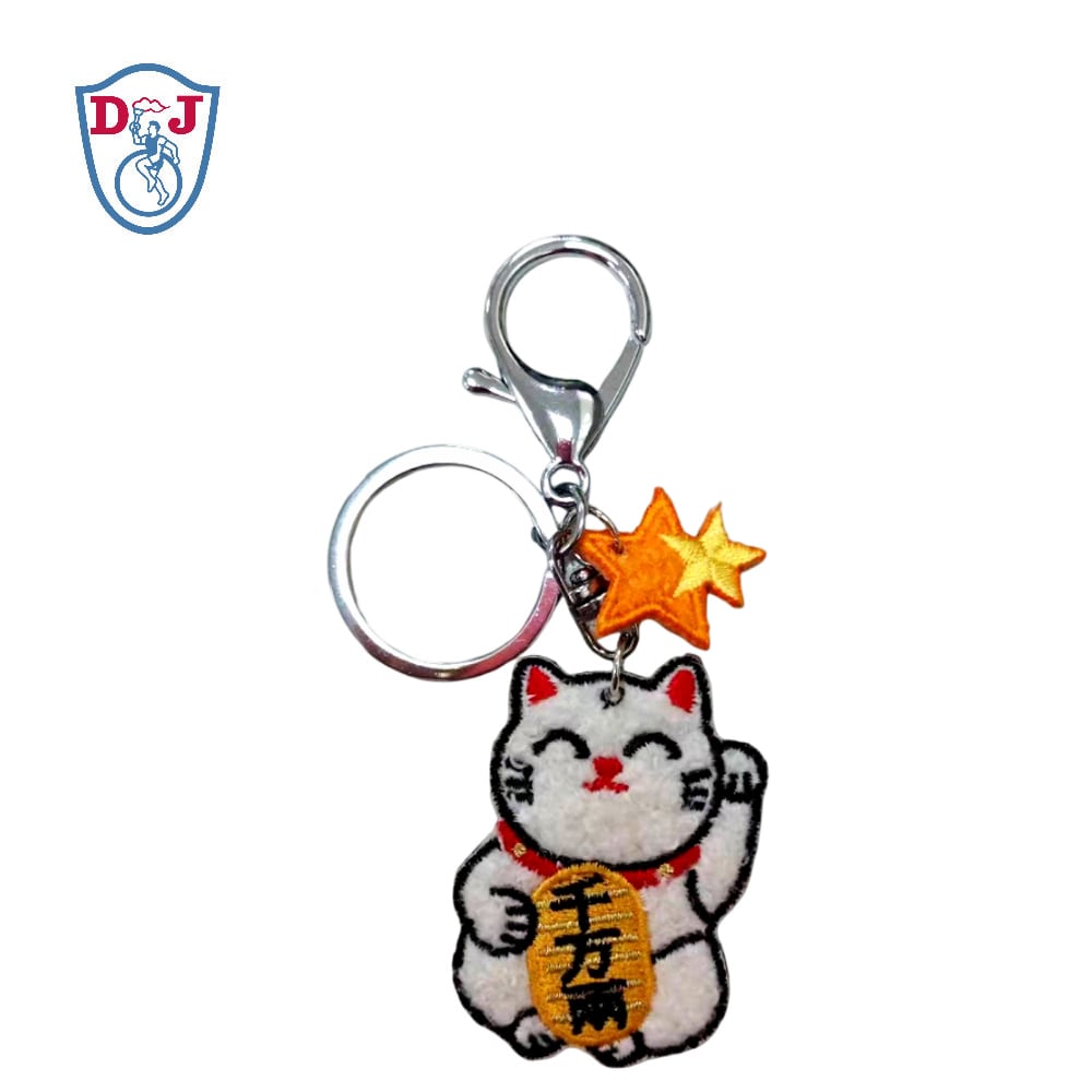 Supplier of Custom Embroidery Fuzzy Key chains for Marketing ...