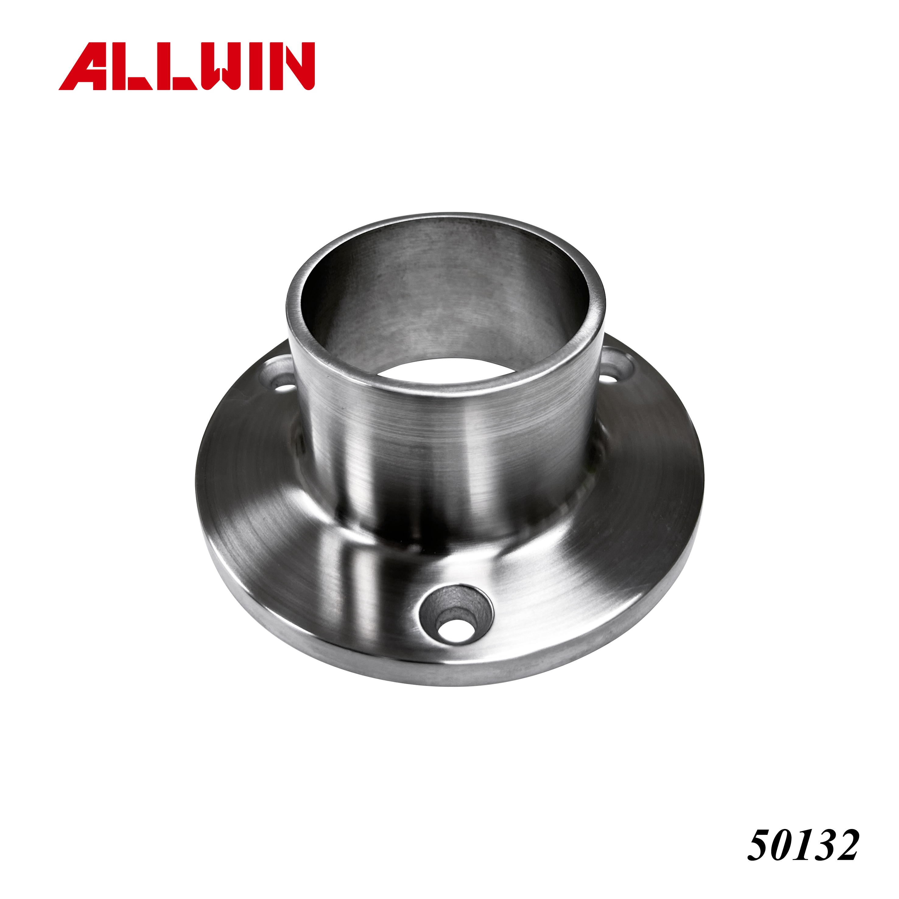 Stainless Steel Handrail Railing Round Tube Pipe Wall Flanges End Cap ...