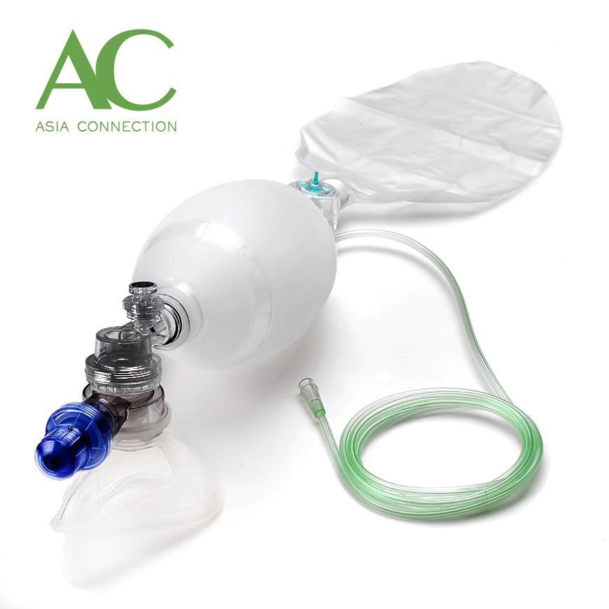 Adult Autoclavable Silicone Manual Resuscitator BVM with PEEP Valve ...